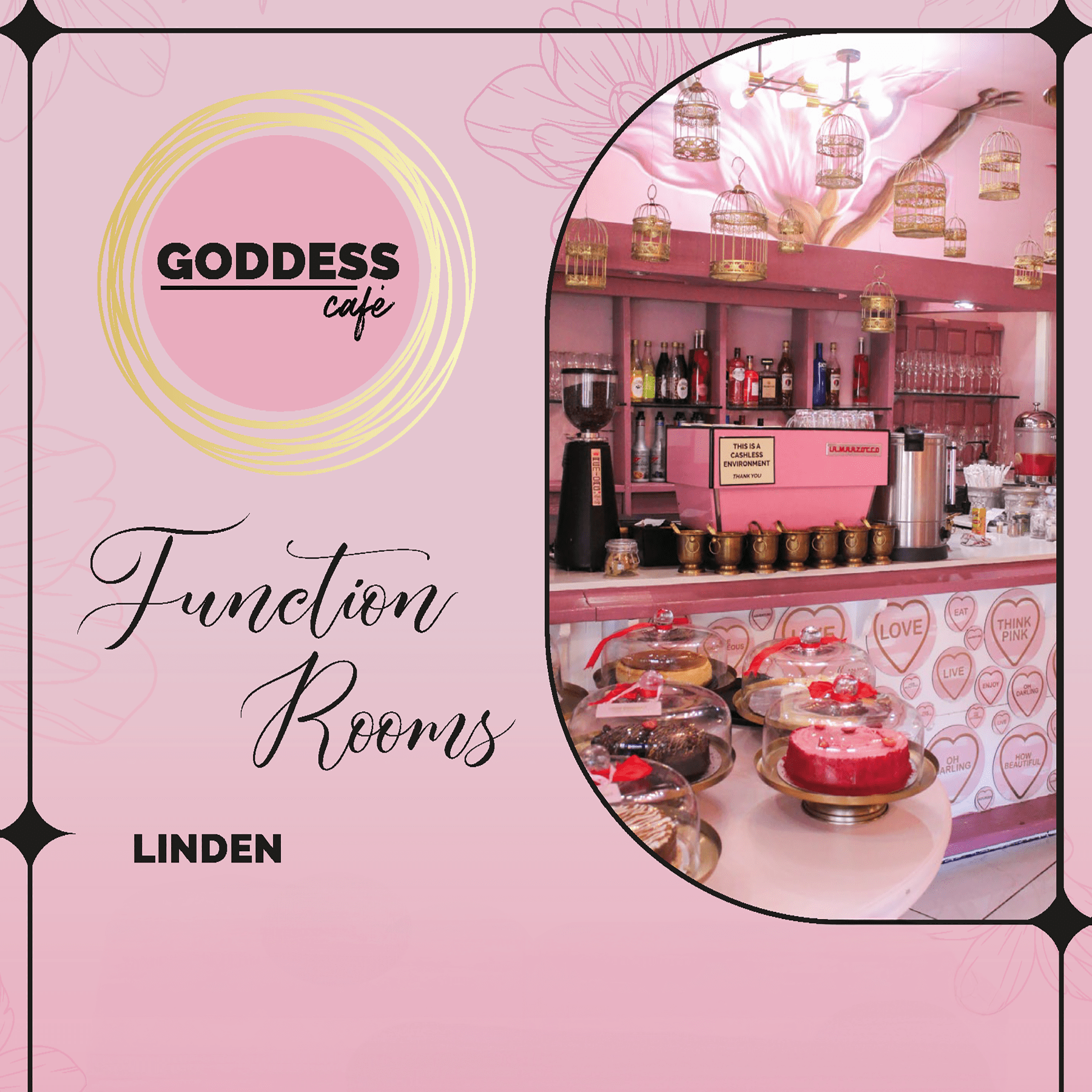 Download Menus & Event Packages | Goddess Cafe